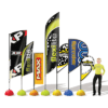 Zephyr can provide flags of all shapes and sizes in various substrates