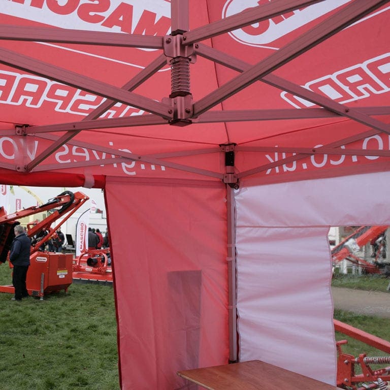 Zephyr can provide a promo tent perfect for your outside event